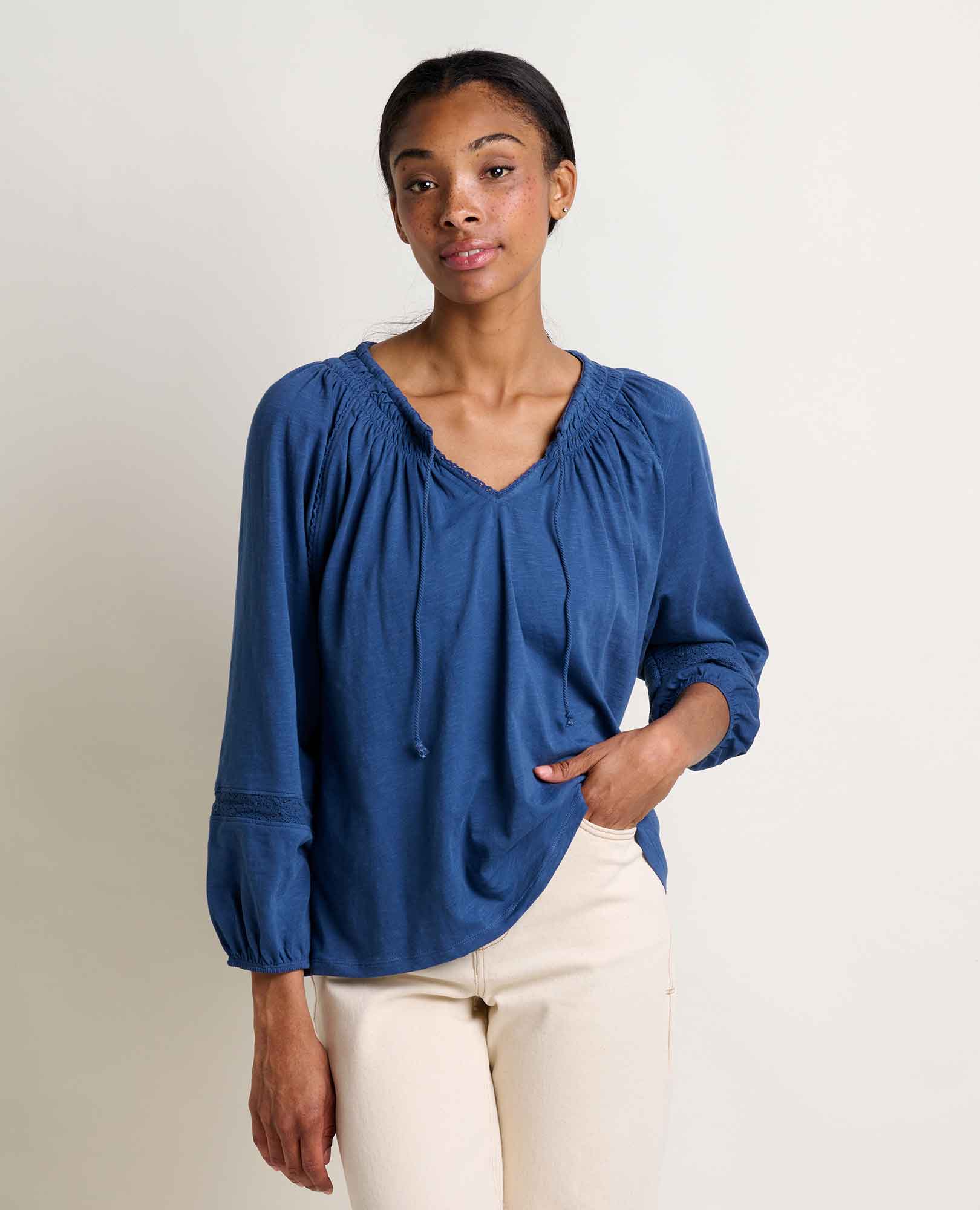 Women's Organic Cotton Primo Peasant Top | Soft with Stretch – Toad&Co