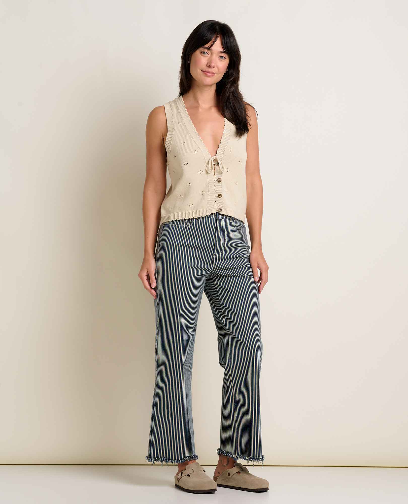 Bianca Sweater Tie Tank | Feminine Details, Sustainable Comfort